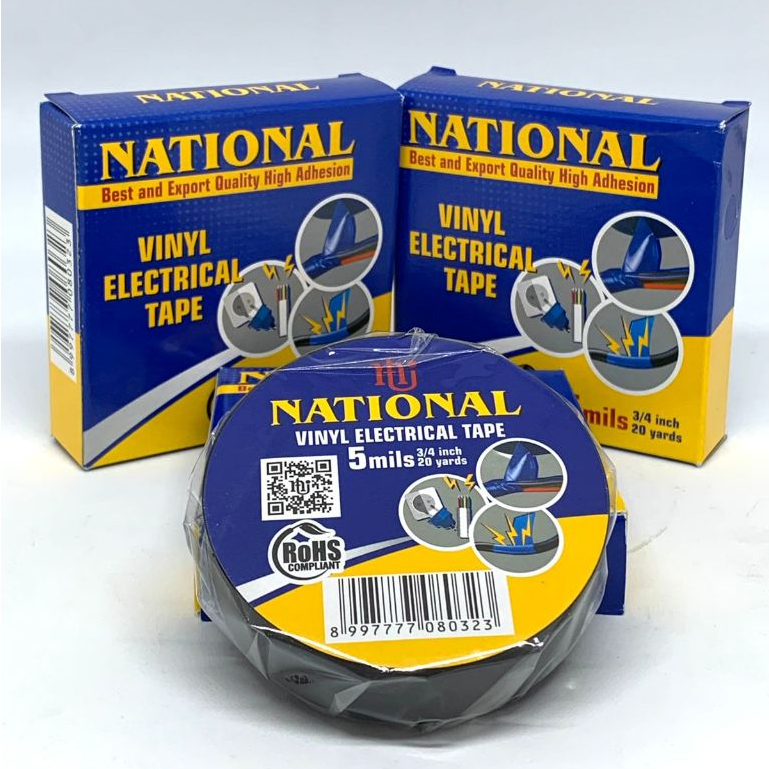 Jual Isolasi Listrik National - Isolasi PVC - 1 Roll | Shopee Indonesia