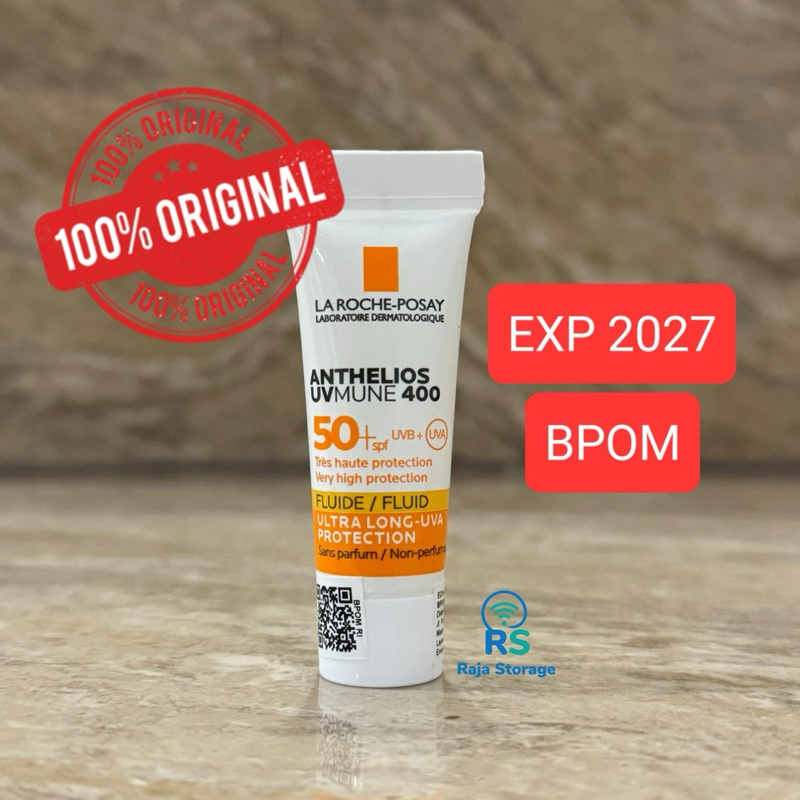 Jual LRP Anthelios UVMUNE400 Invisible Fluid SPF50+ Sunscreen Original ...