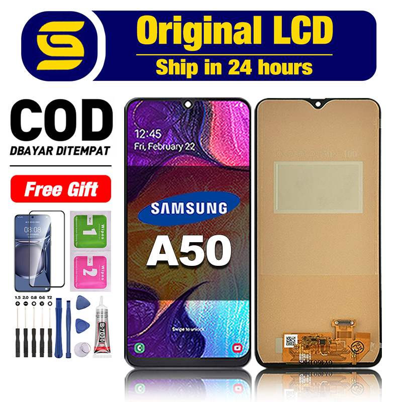 Jual LCD Samsung A50 Original asli ori Fullset For Glass Touchscreen ...