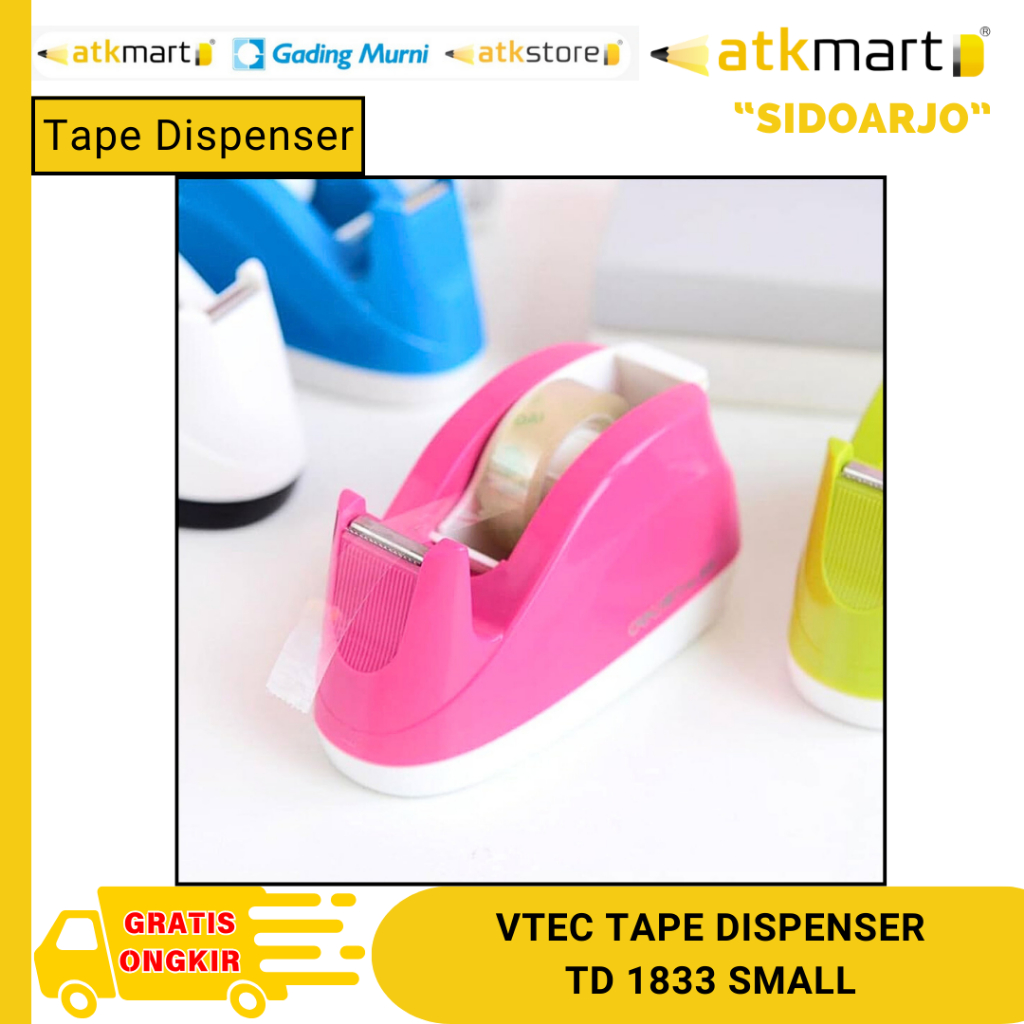 Jual VTEC TAPE DISPENSER TD 1833 SMALL / TEMPAT ISOLASI | Shopee Indonesia