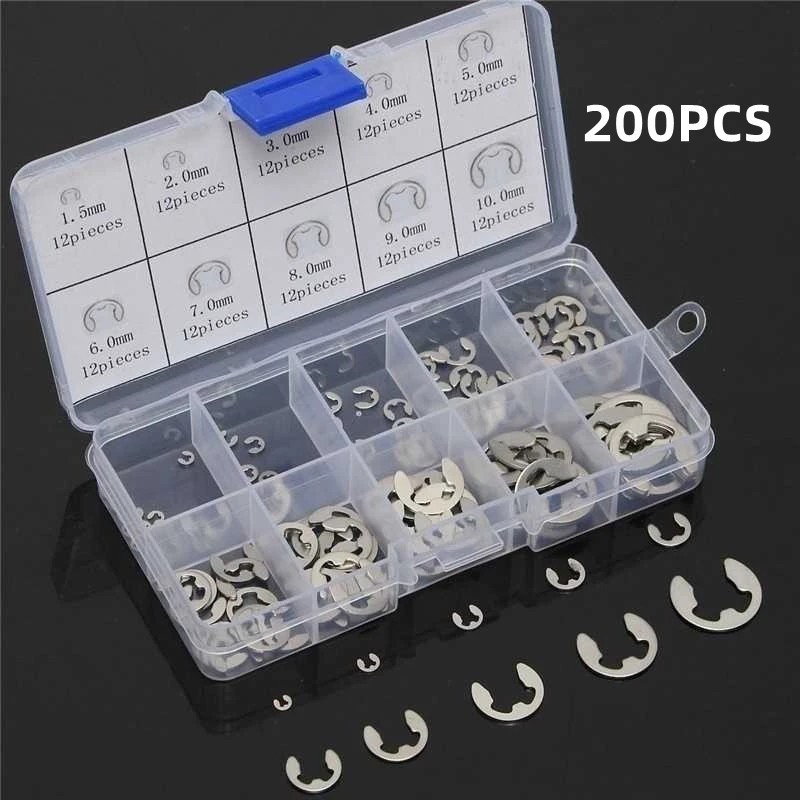 Jual 200Pcs Snapring Type E / Snap Ring Type E / Snapring Stainless ...