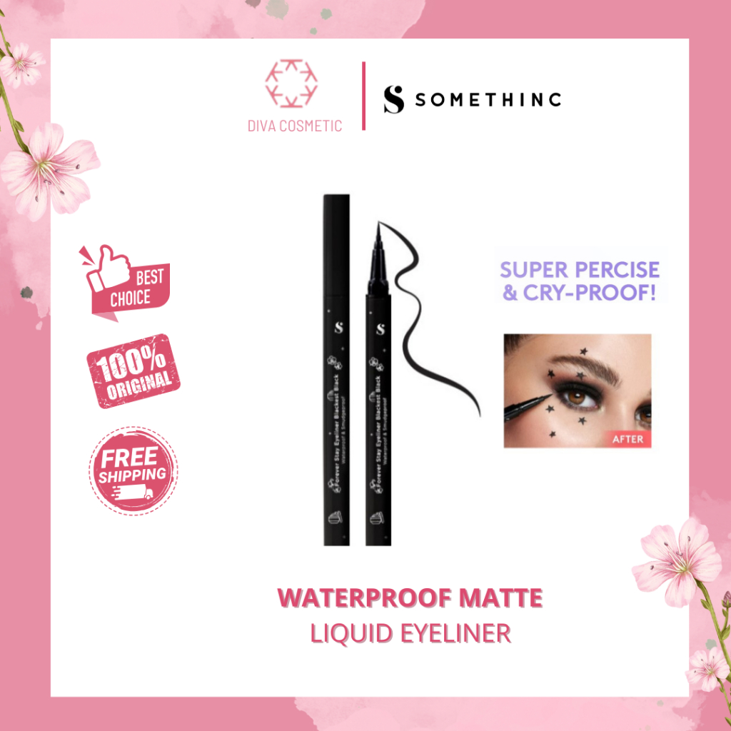 Jual SOMETHINC FOREVER STAY Waterproof Liquid Eyeliner (RENEWAL ...