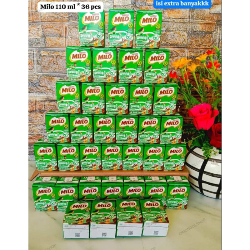 Jual Susu Milo uht 110ml perkarton | Shopee Indonesia