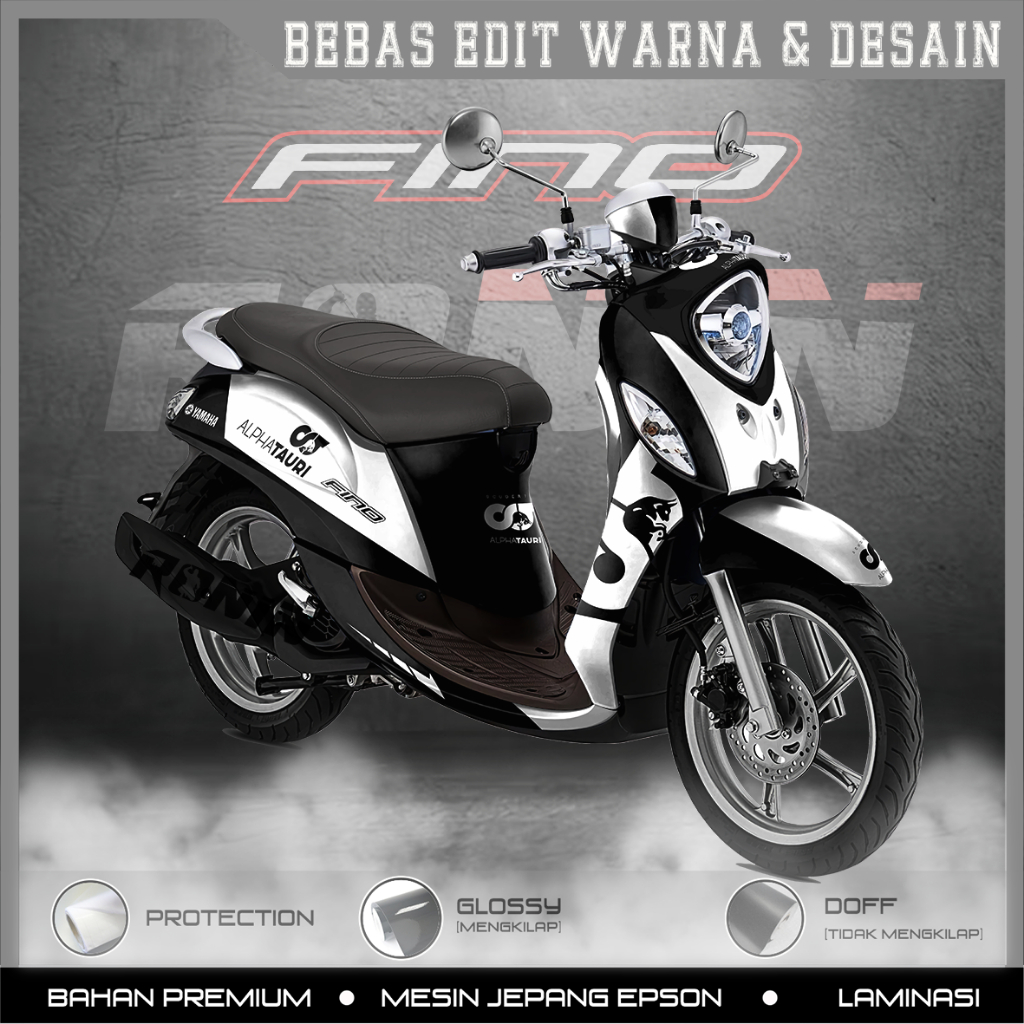 Jual STICKER DECAL STIKER FULL BODY FINO 125 NEW FINO 125 FINO BARU ...