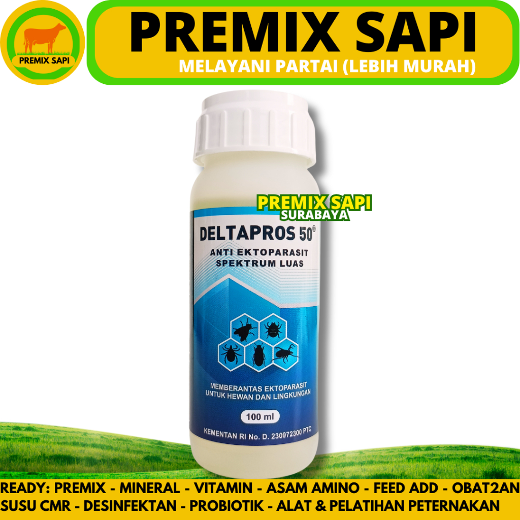 Jual DELTAPROS 100ML - Obat Pembasmi Lalat & Larva Lalat Caplak Kutu ...