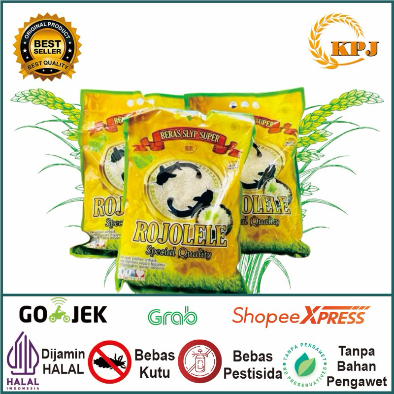 Jual BERAS ROJOLELE KUNING PRESS 5KG | Shopee Indonesia