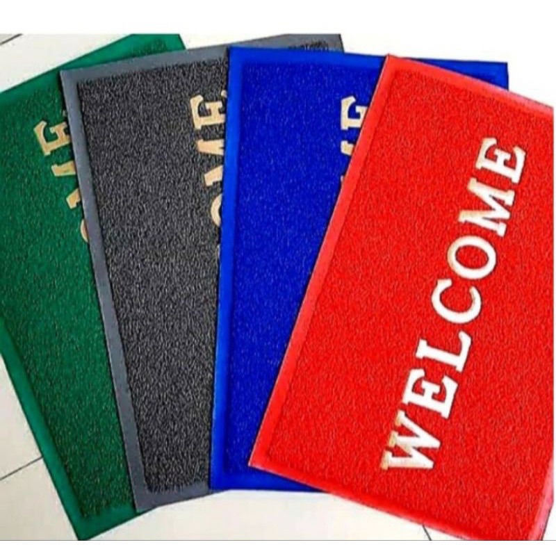 Jual Welcome Keset Lantai Warna 35x55 cm Anti Slip Kamar Mandi Teras ...