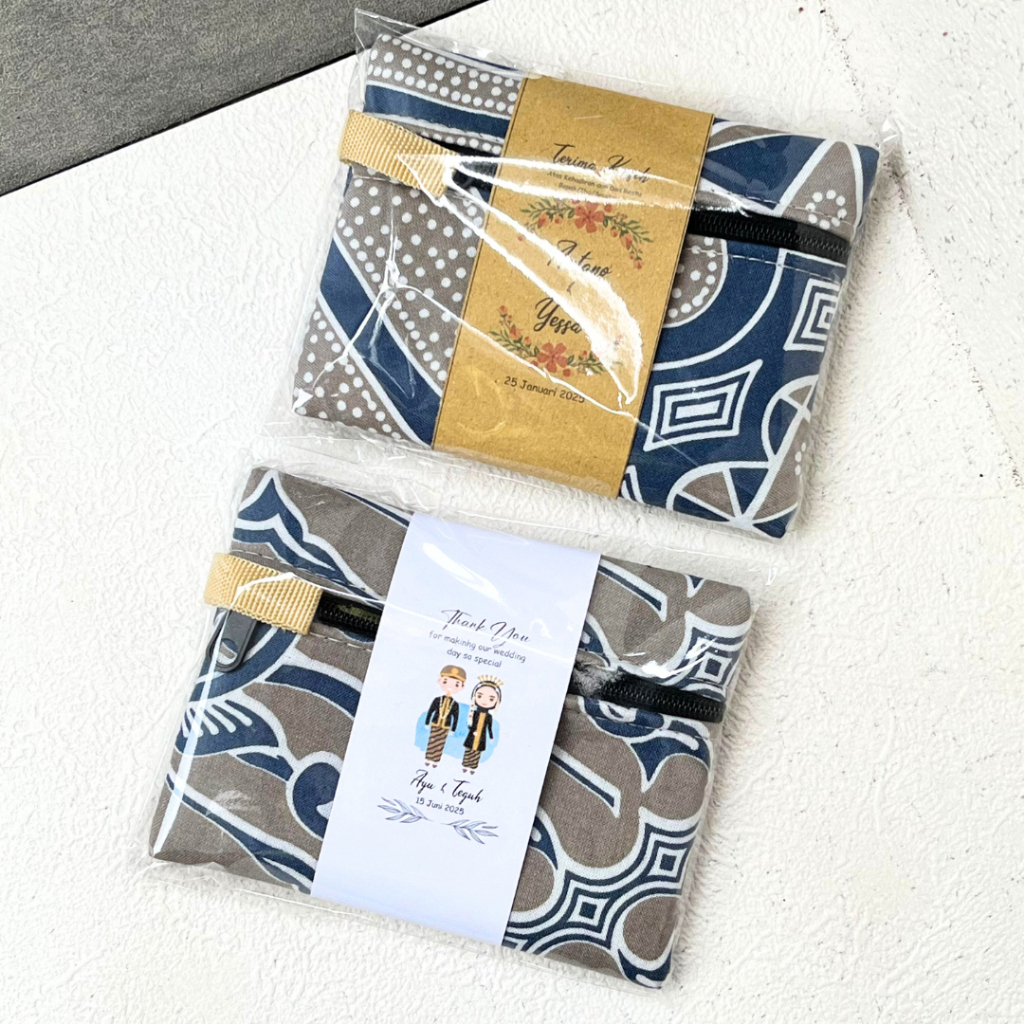 Jual PAKET 50 PCS! SOUVENIR PERNIKAHAN DOMPET POUCH BATIK KHAS JOGJA | Shopee Indonesia