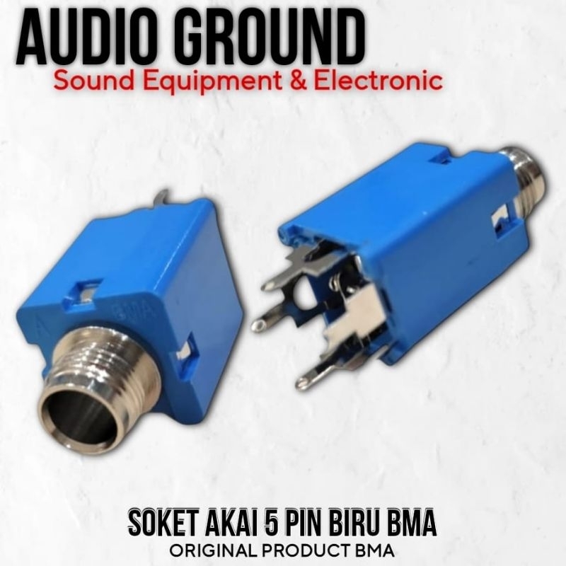 Jual SOKET AKAI 5 PIN BIRU BMA STEREO ORIGINAL | Shopee Indonesia