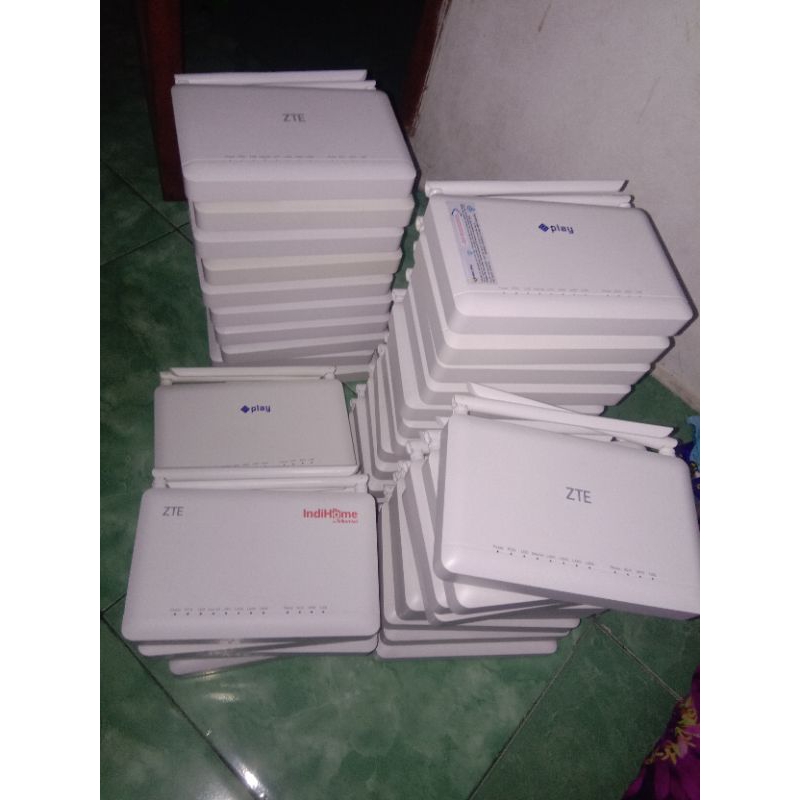 Jual GPON ONT ZXHN ZTE F670L & F679L dual band port 5G biru & hijau UNIT & adaptor | Shopee ...