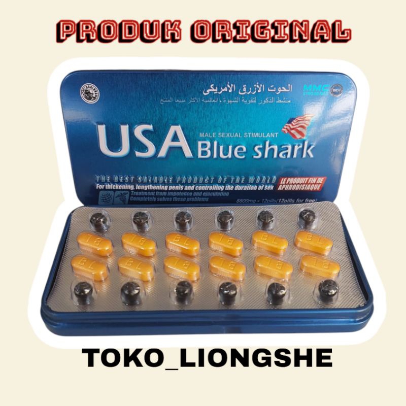 Jual Blue Shark Original Obat Kuat Stamina Herbal Pria Asli Vitalitas ...