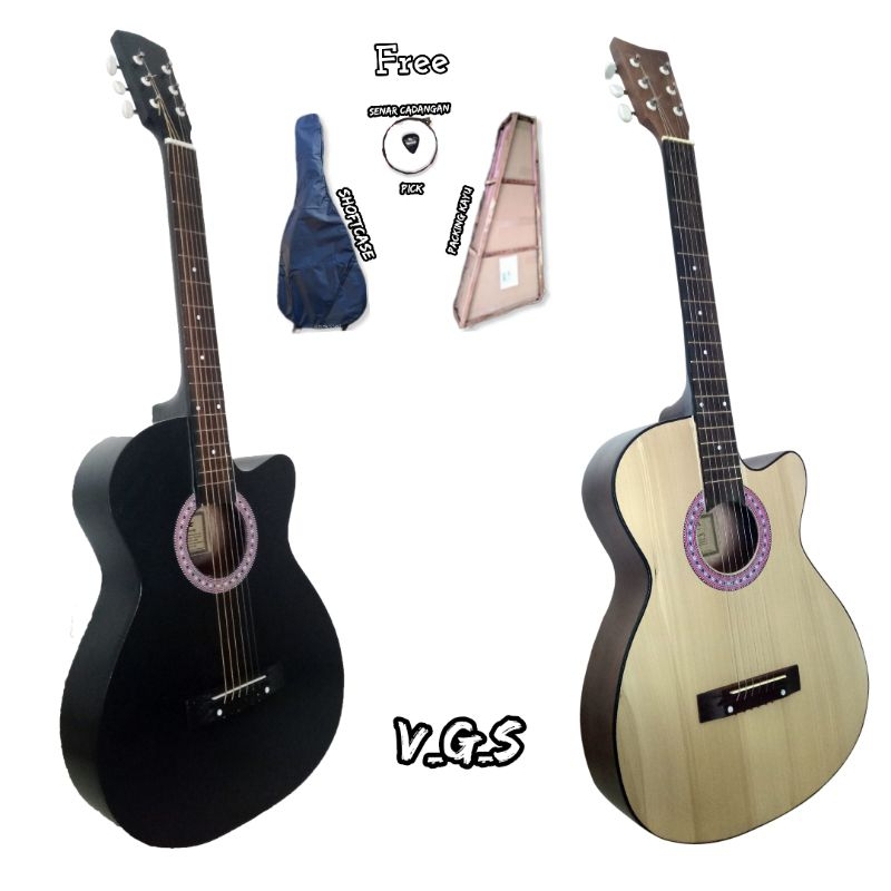 Jual gitar akustik tanam besi murah | Shopee Indonesia