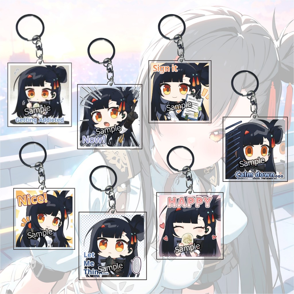 Jual Gantungan Kunci Qiongjiu Exilium Girls' Frontline 2 - Ganci Anime ...