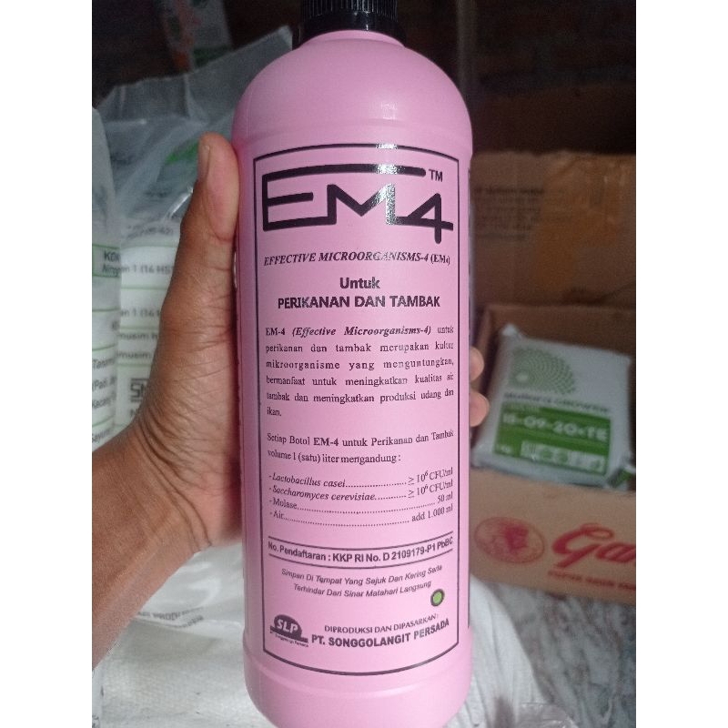 Jual EM4 PINK - EM4 UNTUK PERIKANAN DAN TAMBAK ISI 1 LITER | Shopee ...
