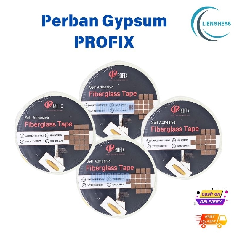 Jual ISOLASI KASA LEM ASBES PLAFON PERBAN GYPSUM PEREKAT | Shopee Indonesia
