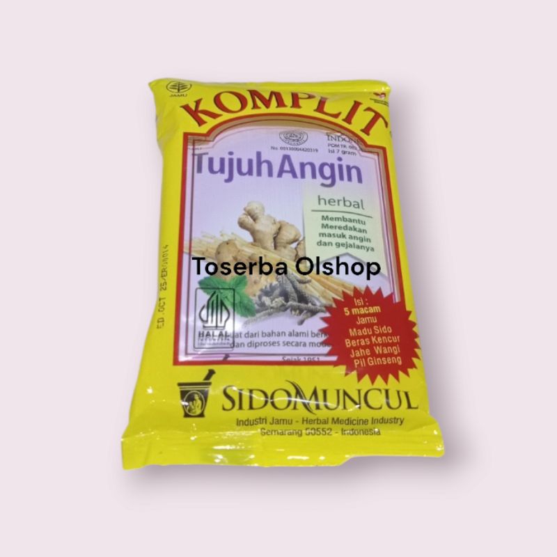Jual jamu komplit tujuh angin (harga per sachet) | Shopee Indonesia