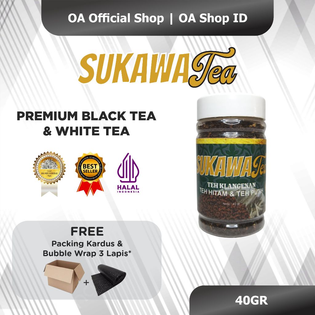 Jual Teh Hitam Sultan SukawaTea 40gr Original - Teh Berkhasiat | Teh ...