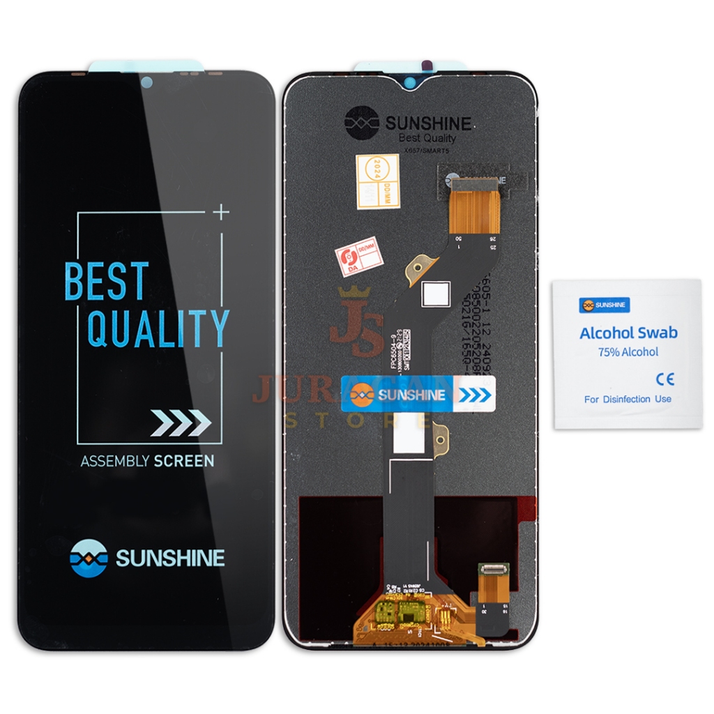 Jual LCD TOUCHSCREEN INFINIX SMART 5 - HOT 10 LITE X657 X657C 2020 COMPLETE ORIGINAL 1 SET ...