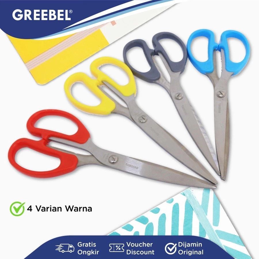 Jual Gunting Stainless Tajam | Gunting Greebel SC-10 | Gunting Kertas ...