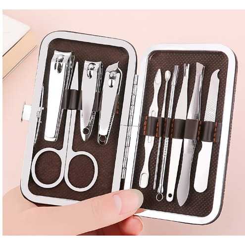 Jual SET GUNTING KUKU 10 IN 1 Stainless steel - Manicure Pedicure Set ...