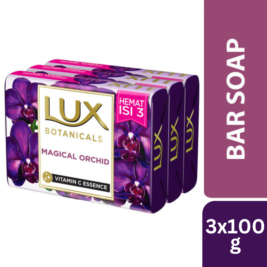 Jual Lux Botanicals Sabun Batang Multipack Magical Orchid 3X100G | Shopee Indonesia