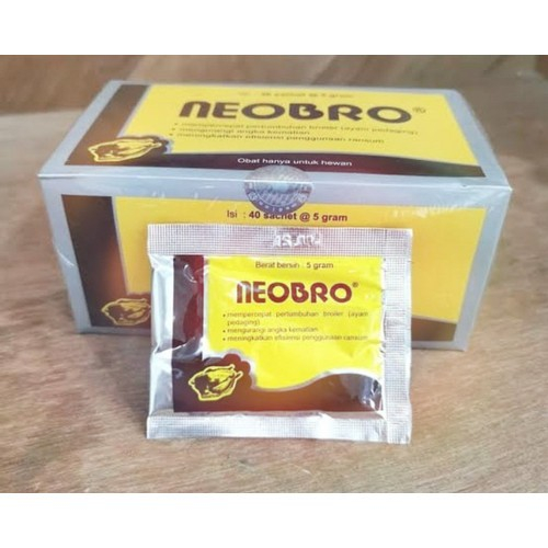Jual NEOBRO 5 GRAM MEDION, SERBUK LARUT AIR (VITAMIN DAN SUPLEMEN AYAM ...