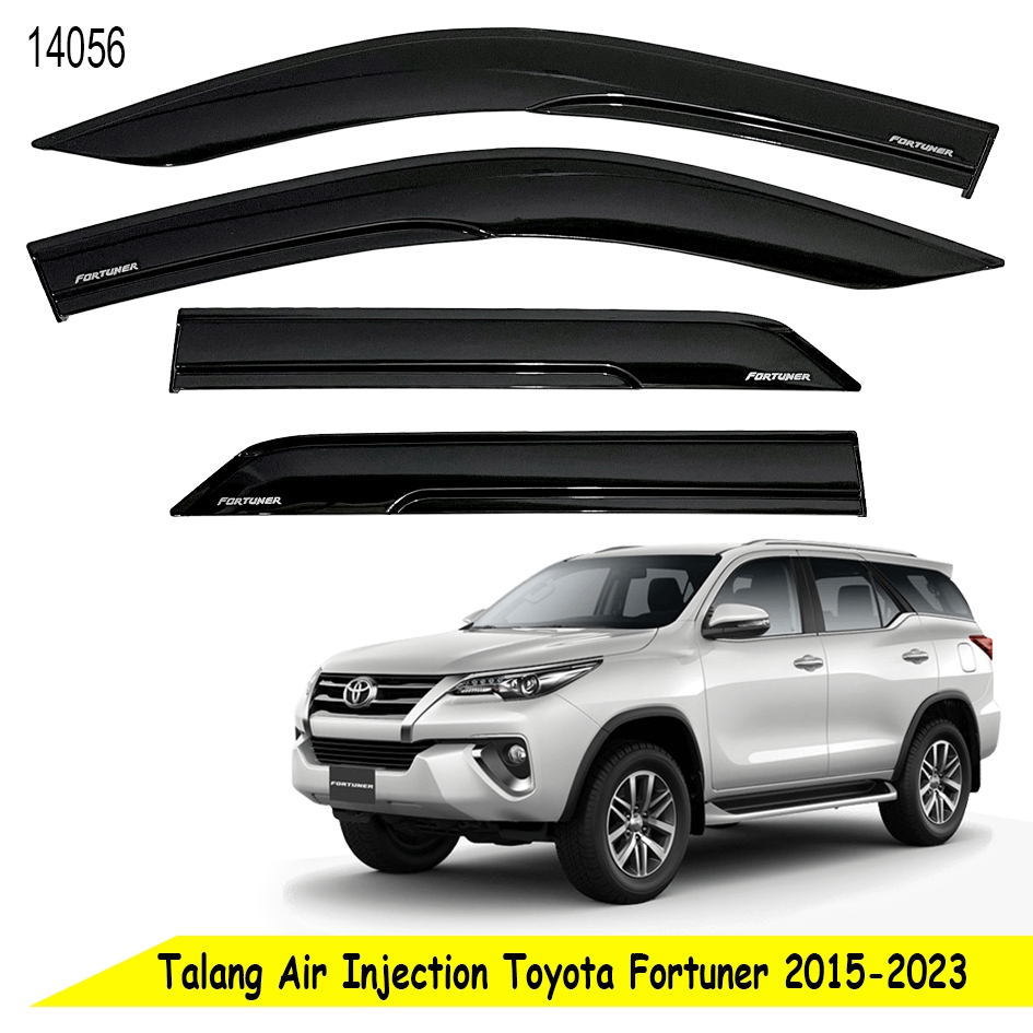 Jual Talang Air Injection Toyota Fortuner 2015-2023 Window Door Visor Deflector | Shopee Indonesia