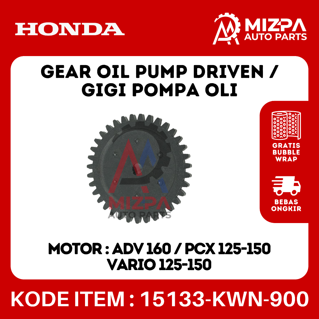 Jual HONDA 15133-KWN-900 Gear Oil Pump Driven Gigi Pompa Oli ADV 160 PCX 125 150 eSP Vario 125 ...