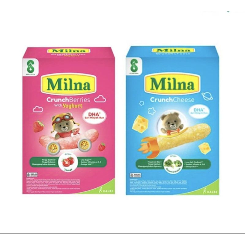 Jual Milna Crunch Cheese Berries 8+ isi 20g | Shopee Indonesia