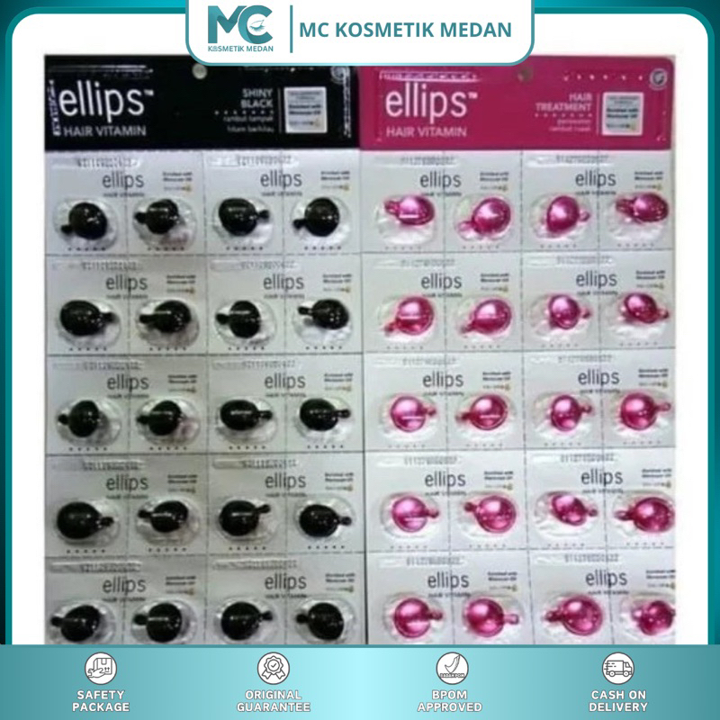 Jual VITAMIN RAMBUT ELLIPS PAPAN ISI 20 BIJI | Shopee Indonesia