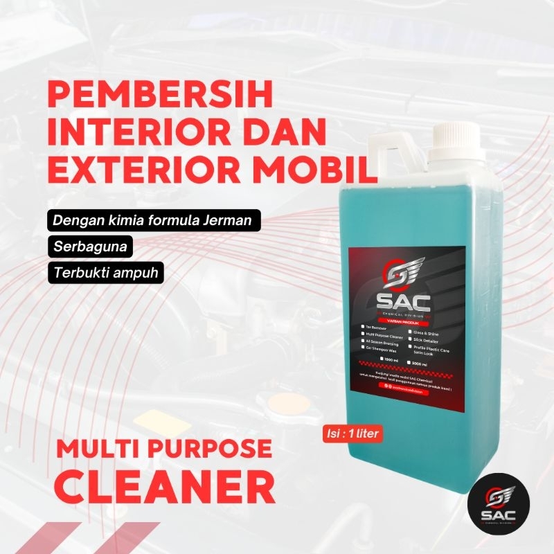 Jual SAC Chemical Multi Purpose Cleaner original 1iter Cairan Pembersih ...