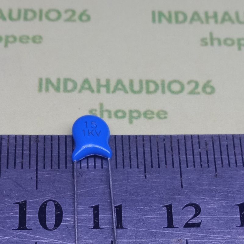 Jual ceramic disc capacitors 15pf 1kv 5mm 15pf 15p kapasitor keramik ...