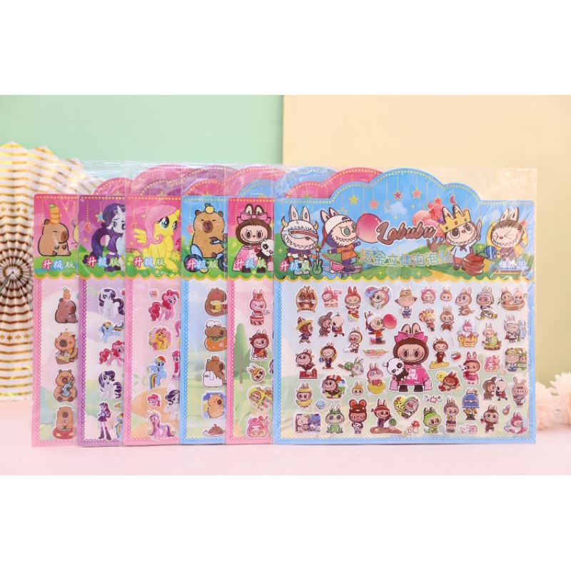 Jual MIMI ACC 1 PCS STIKER TIMBUL JUMBO LABUBU MOMO | STIKER LABUBU ...