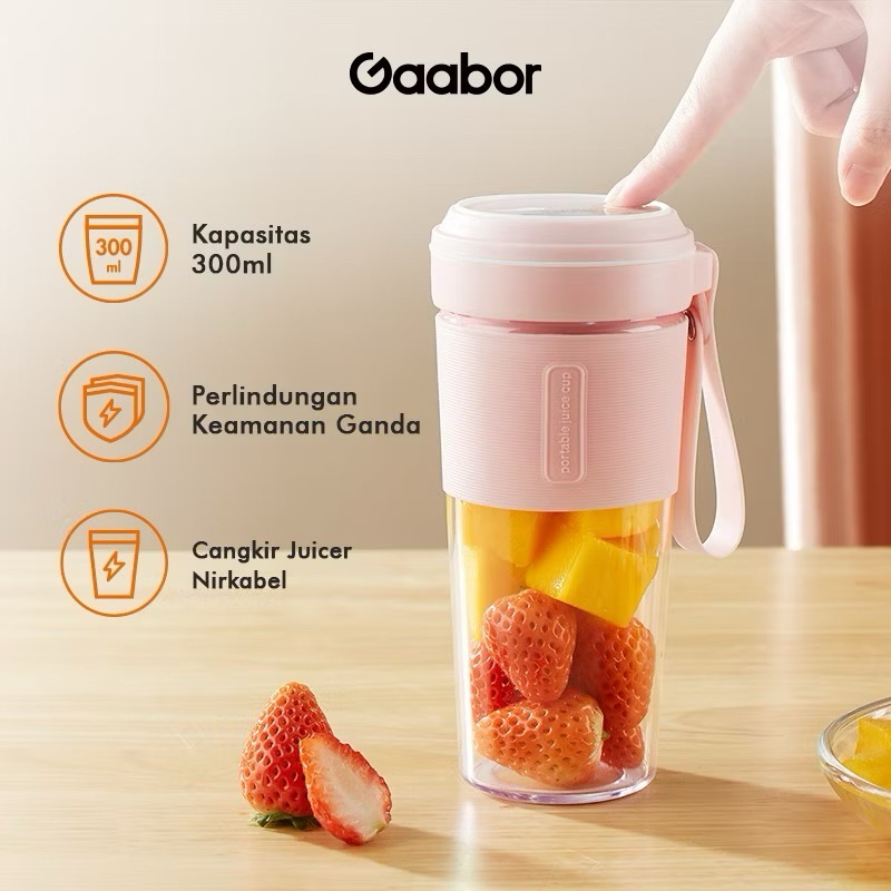 Jual Gaboor portable juicer 300ml (preloved 1x pakai) | Shopee Indonesia