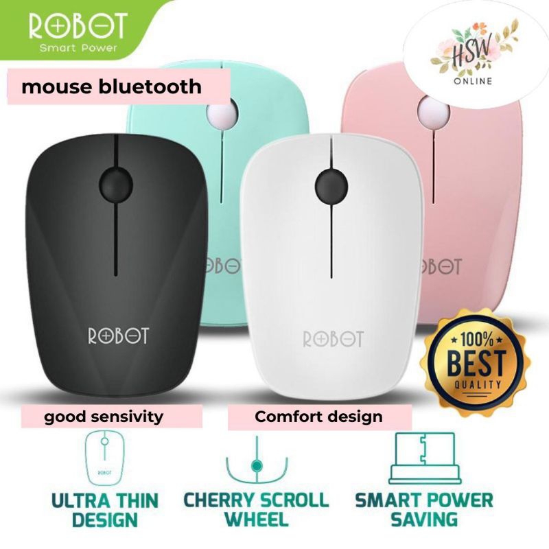 Jual Mouse Bluetooth Wireless Robot Original Optical Tanpa Kabel Lucu ...