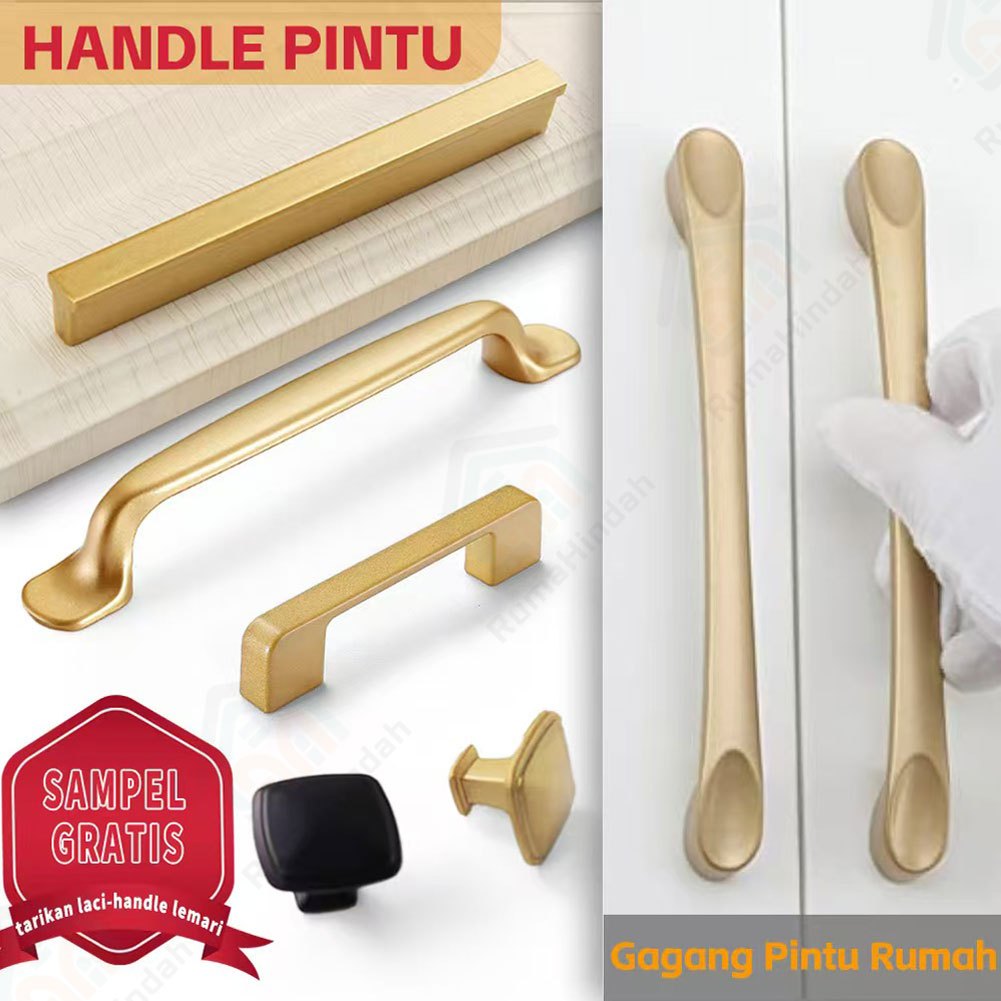 Jual Handle Pintu Gagang Pintu Rumah Handle Tarikan Laci Lemari Mewah ...