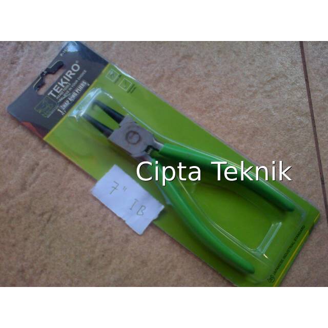 Jual Tang Snap Ring 7 inchi Tekiro Type IB Internal Bent Bengkok Tutup ...