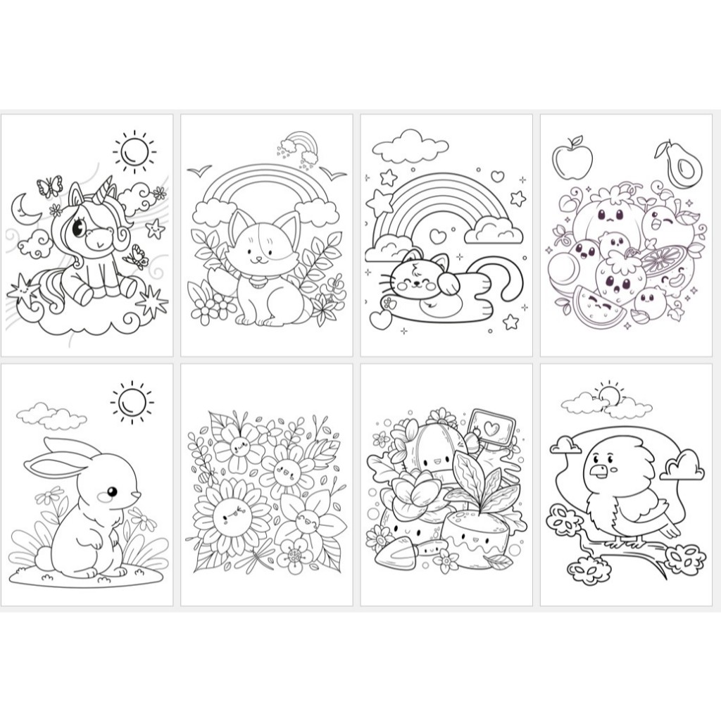 Jual Gambar Mewarnai Anak A6 - 50 Lembar | Belajar & Seru | Tema Lucu ...