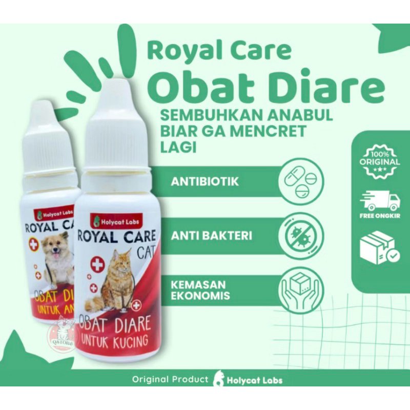 Jual Royal Care Obat Diare Kucing Anjing 10ml Obat Mencret Diare Kucing ...