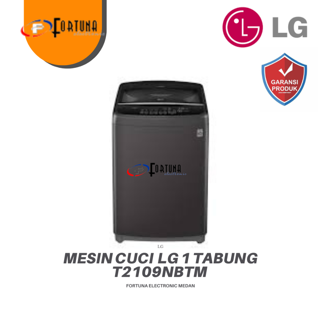 Jual LG MESIN CUCI TOP LOADING 9 KG T2109NBTM / T2109 /2109 MEDAN ...