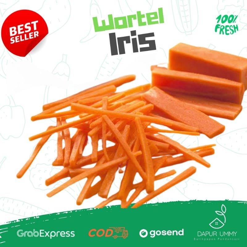 Jual Wortel Iris • Wortel Potong • Wortel Serut 250g | Shopee Indonesia