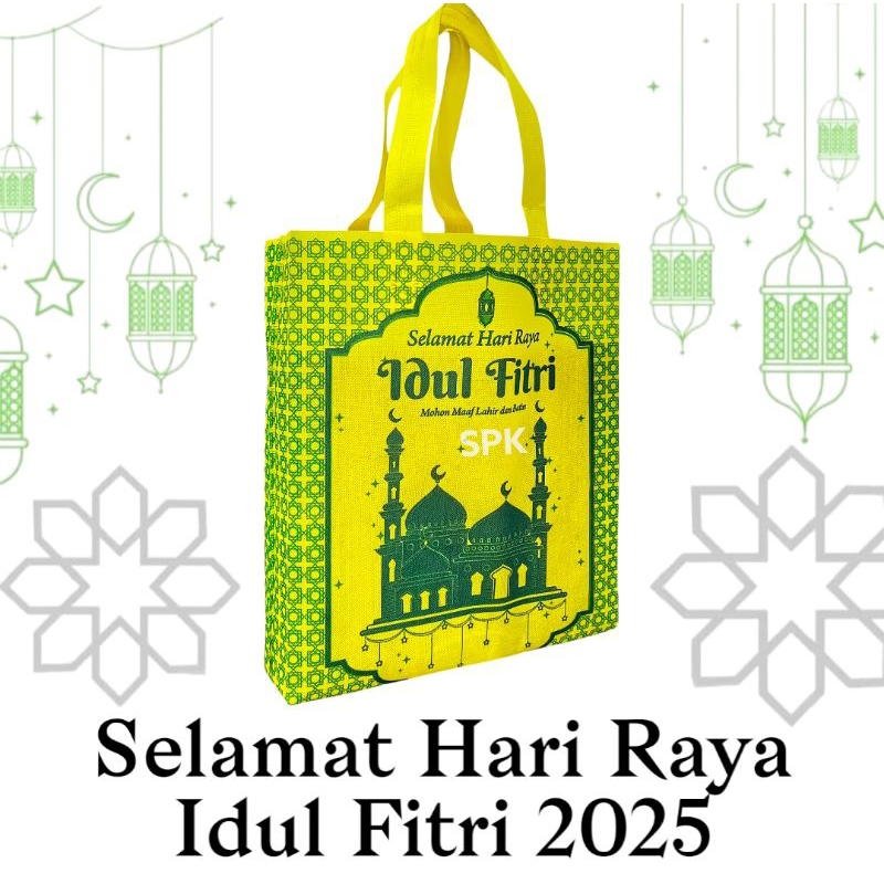 Jual Tas Spundbond Idul Fitri 30x40x8 Tas Hampres/Parsel Lebaran isi ...