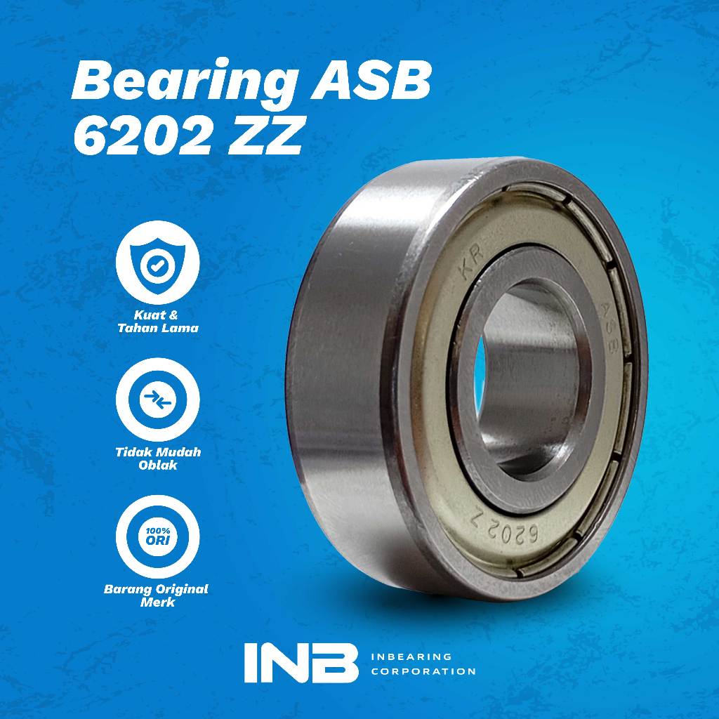 Jual Laker Bearing 6202 ZZ ASB As Roda Depan Scorpio Vixion Byson Mesin ...