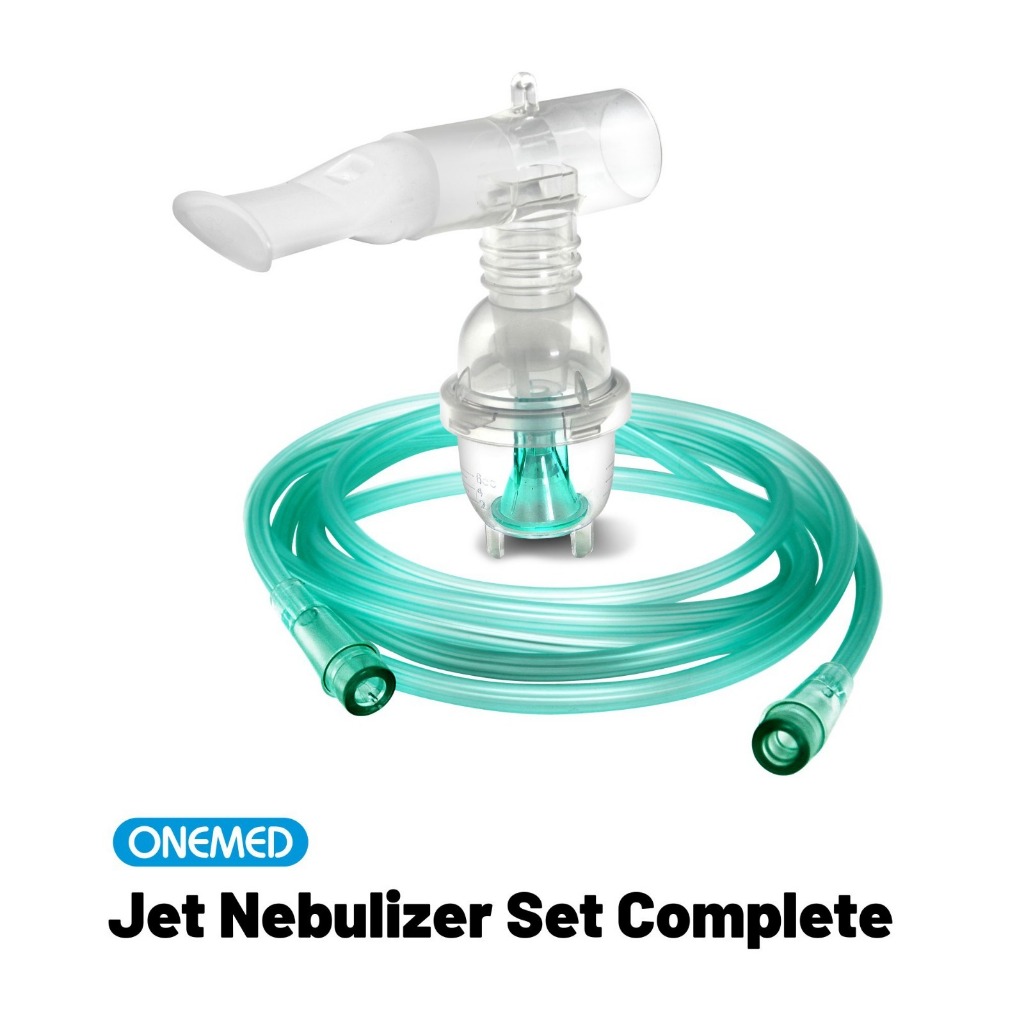 Jual Jet Nebulizer Set Complete Onemed Tubing Mulut OJ | Shopee Indonesia