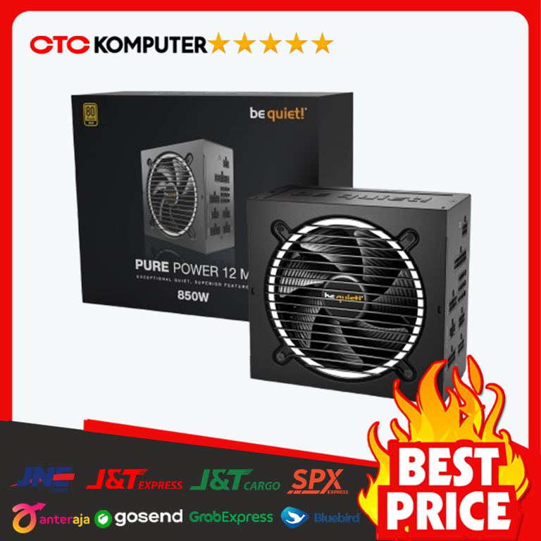 Jual Power Supply be quiet! PURE POWER 12 M 850W 80+ Gold Fully Modular | Shopee Indonesia
