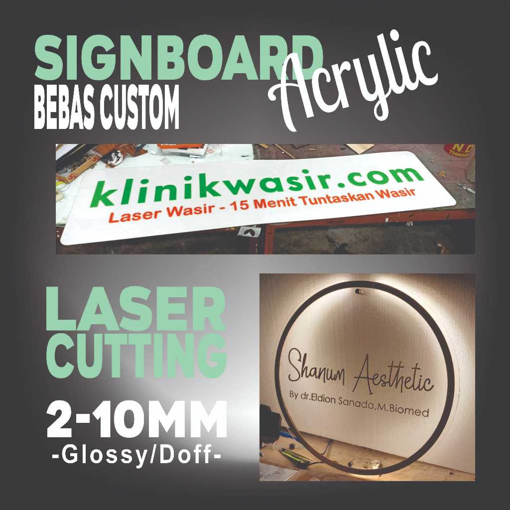 Jual Custom Papan Nama Toko Signboard Papan Logo Perusahaan Signage ...