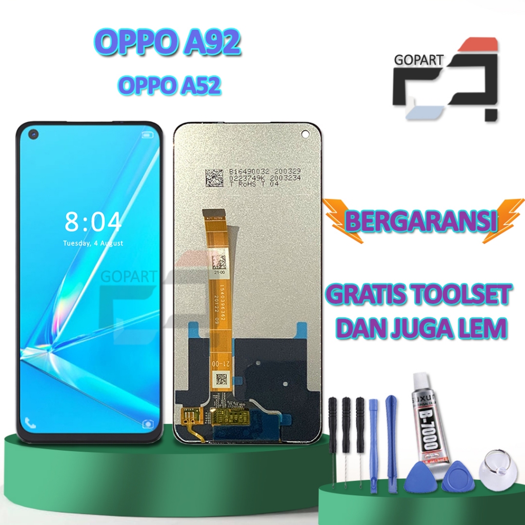 Jual LCD OPPO A92 / OPPO A52 / A72 ORIGINAL TOUCHSCREEN FULLSET FREE TOOLSET + LEM | Shopee ...