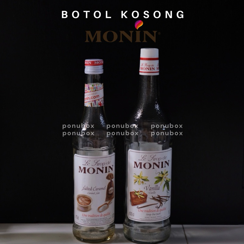 Jual [REQUEST] BOTOL KACA KOSONG MONIN SYRUP - 700ml | Shopee Indonesia