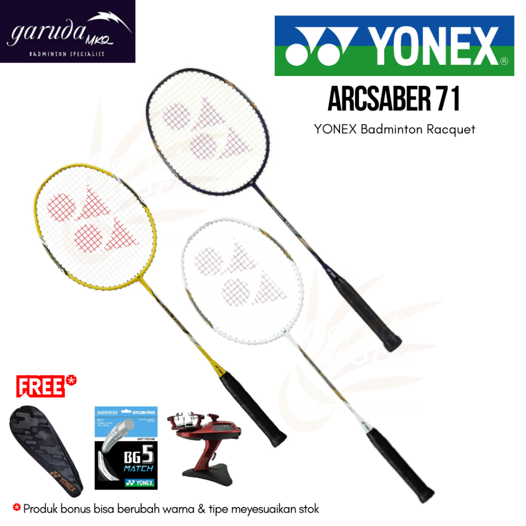 Jual Raket Bulutangkis Yonex Arcsaber 71 Light Rudy Hartono Series / Yonex Arcsaber 71 | Shopee ...