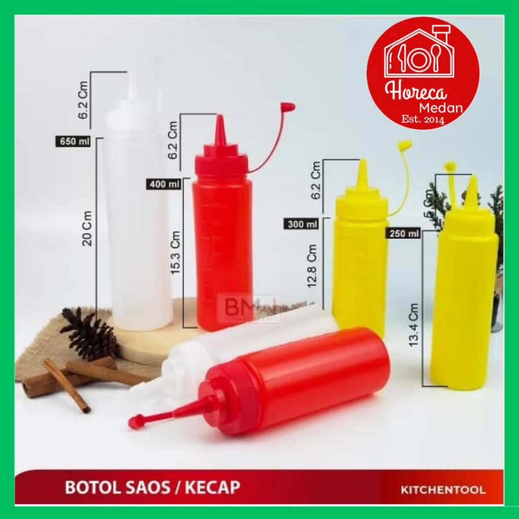 Jual BOTOL KECAP SAUS SAOS MAYONAISE PLASTIK TUTUP RUNCING | Shopee ...